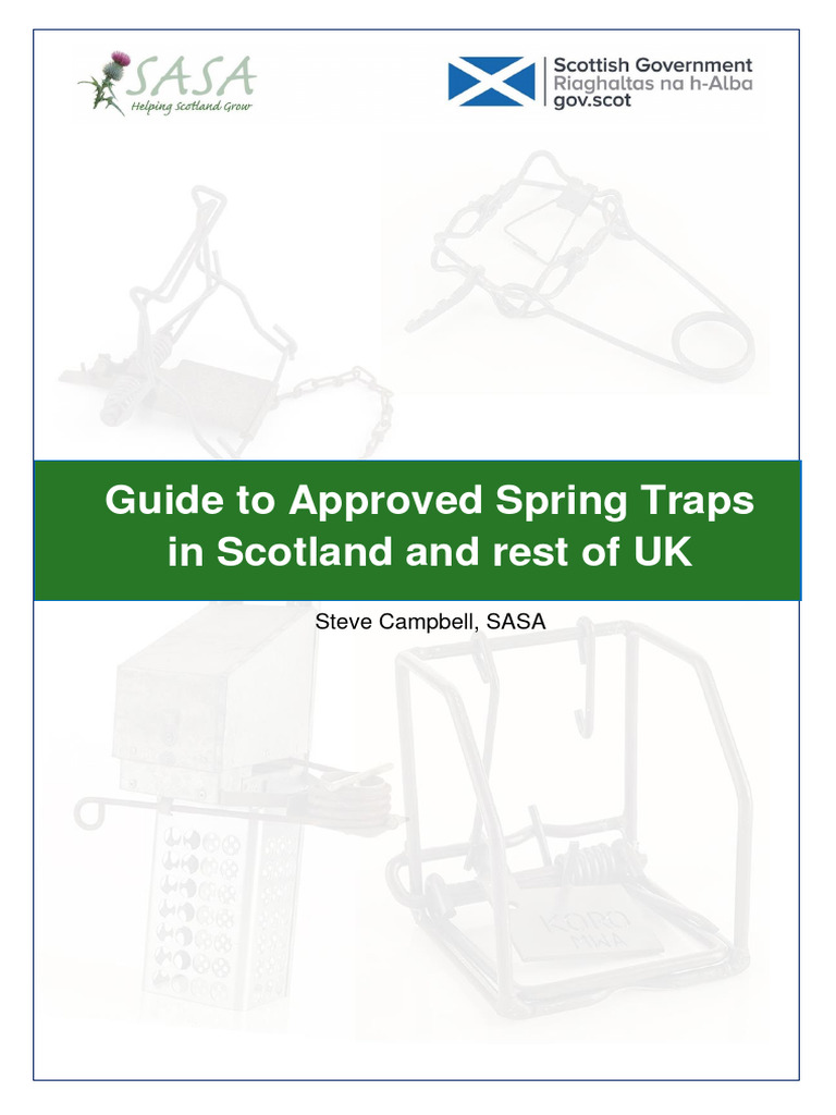 SASA Guide To Approved Spring Traps - BSS072020 | PDF