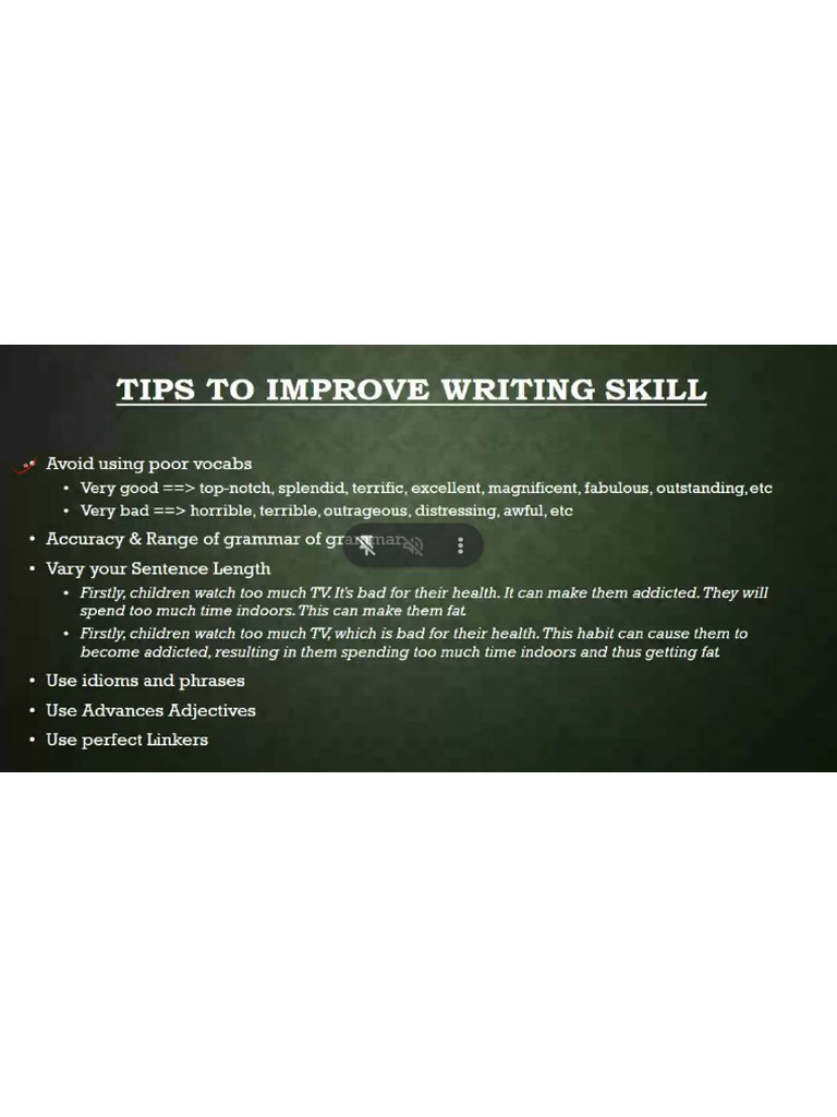 Writing Tips | PDF