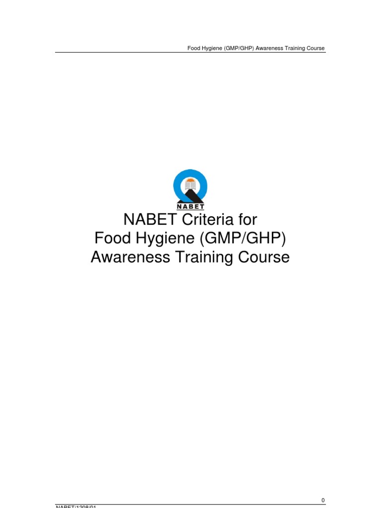 GMP GHP Awareness Training | PDF | Audit | Food Safety