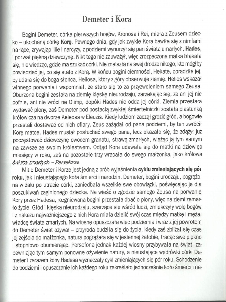 Demeter I Kora | PDF