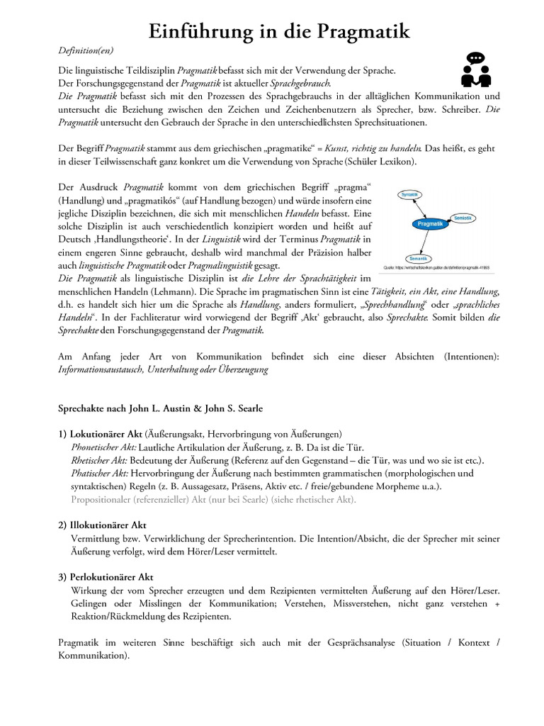 Pragmatik | PDF