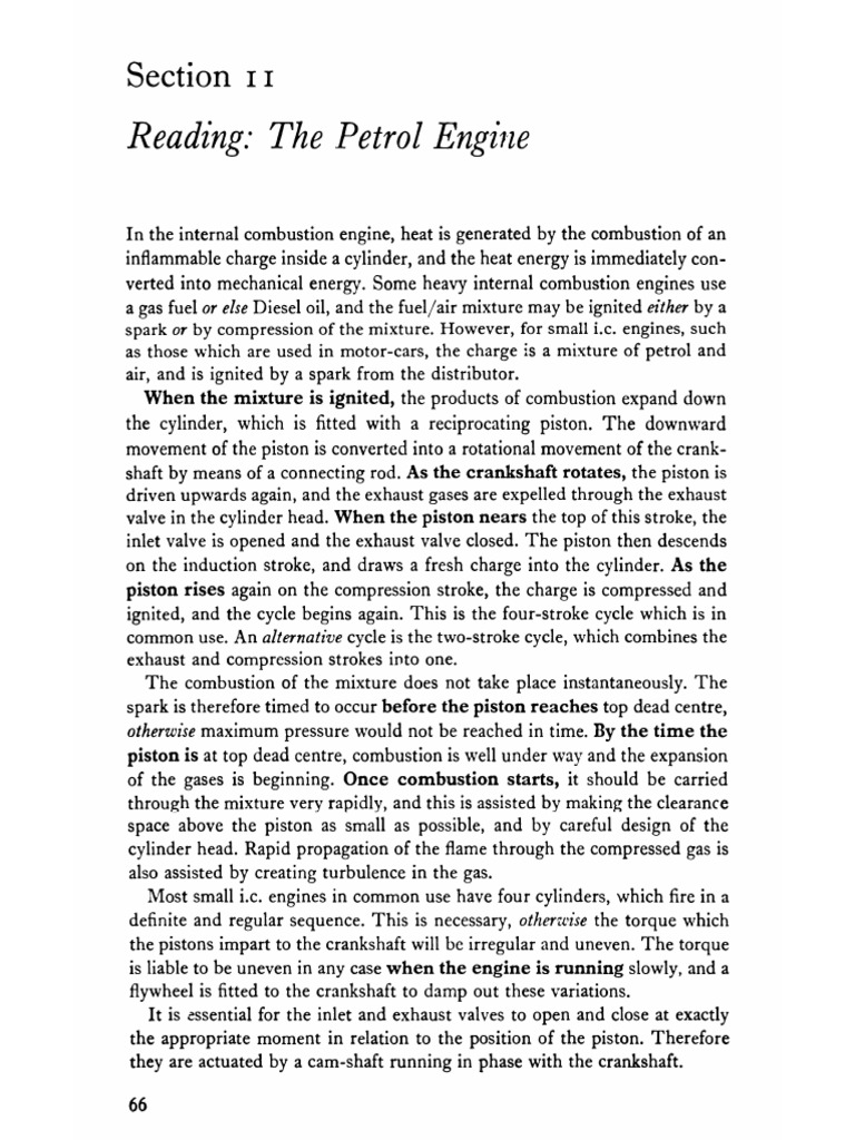 Lesson Eleven Petrol Engine Pdf