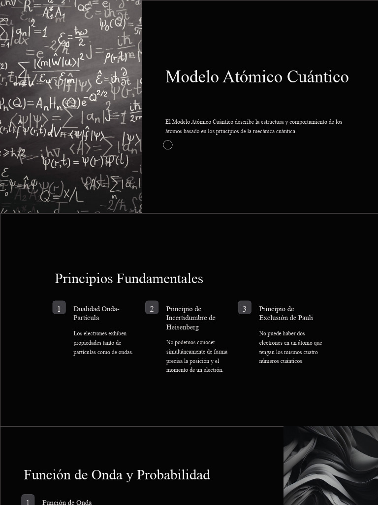 Modelo Atómico Cuántico | PDF | Mecánica cuántica | Electrón