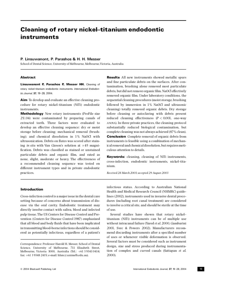 Cleaning Instruments | PDF