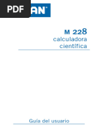 Manual de Uso Calculadora Científica | PDF | Raíz cuadrada | Logaritmo