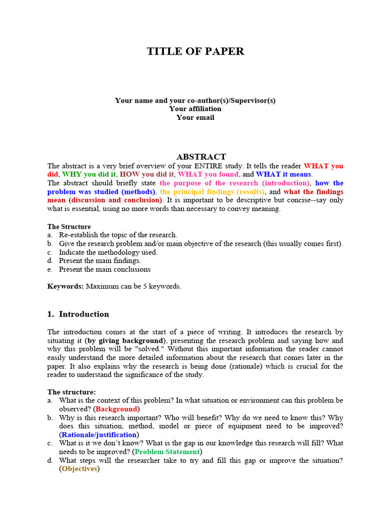 Chapter 8 - Paper Publication Skeleton | PDF | Methodology | Knowledge