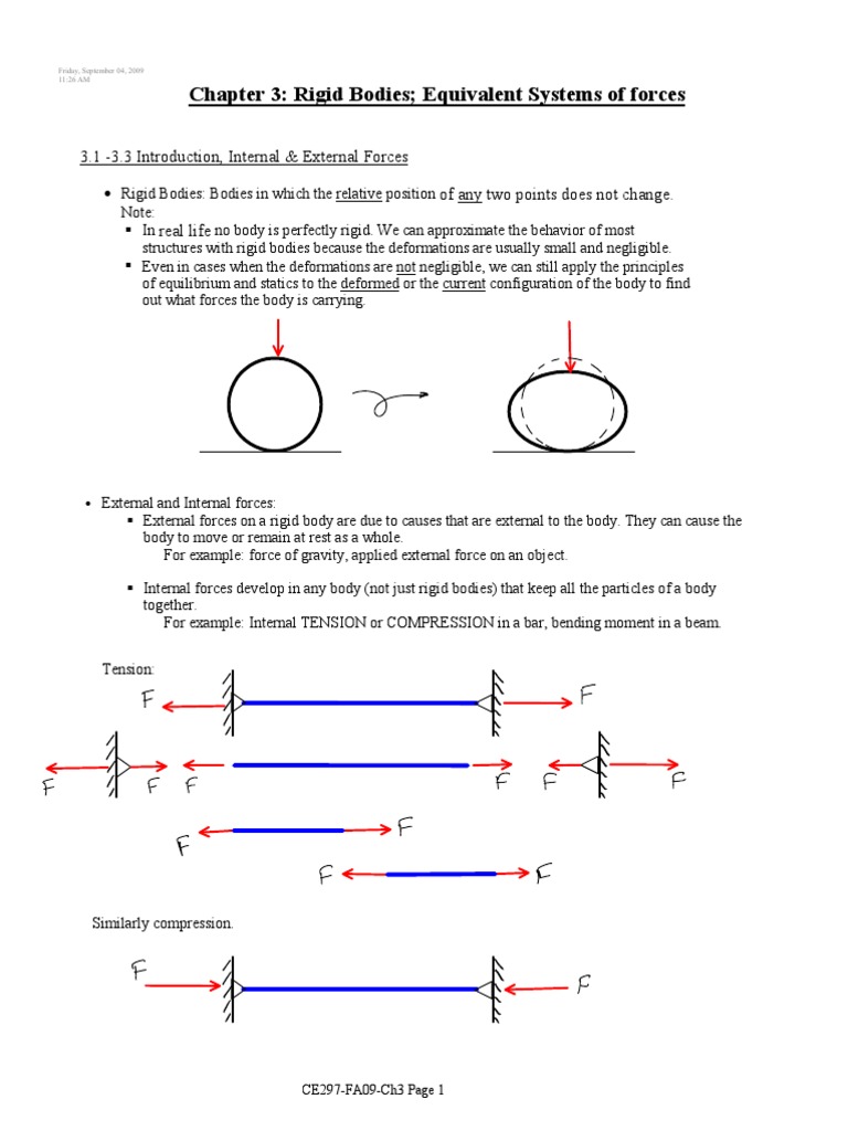 CE297 Ch3 | Download Free PDF | Force | Euclidean Vector