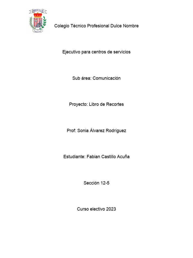 Libro de Recortes | PDF