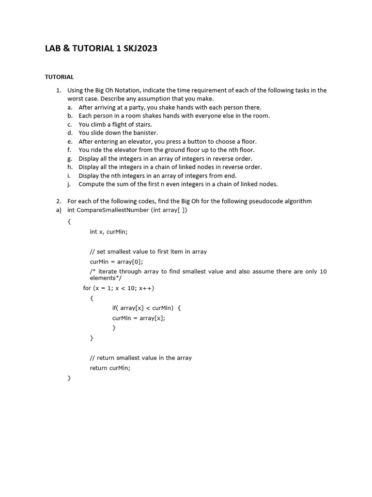 LAB1 | Download Free PDF | Integer (Computer Science) | Algorithms
