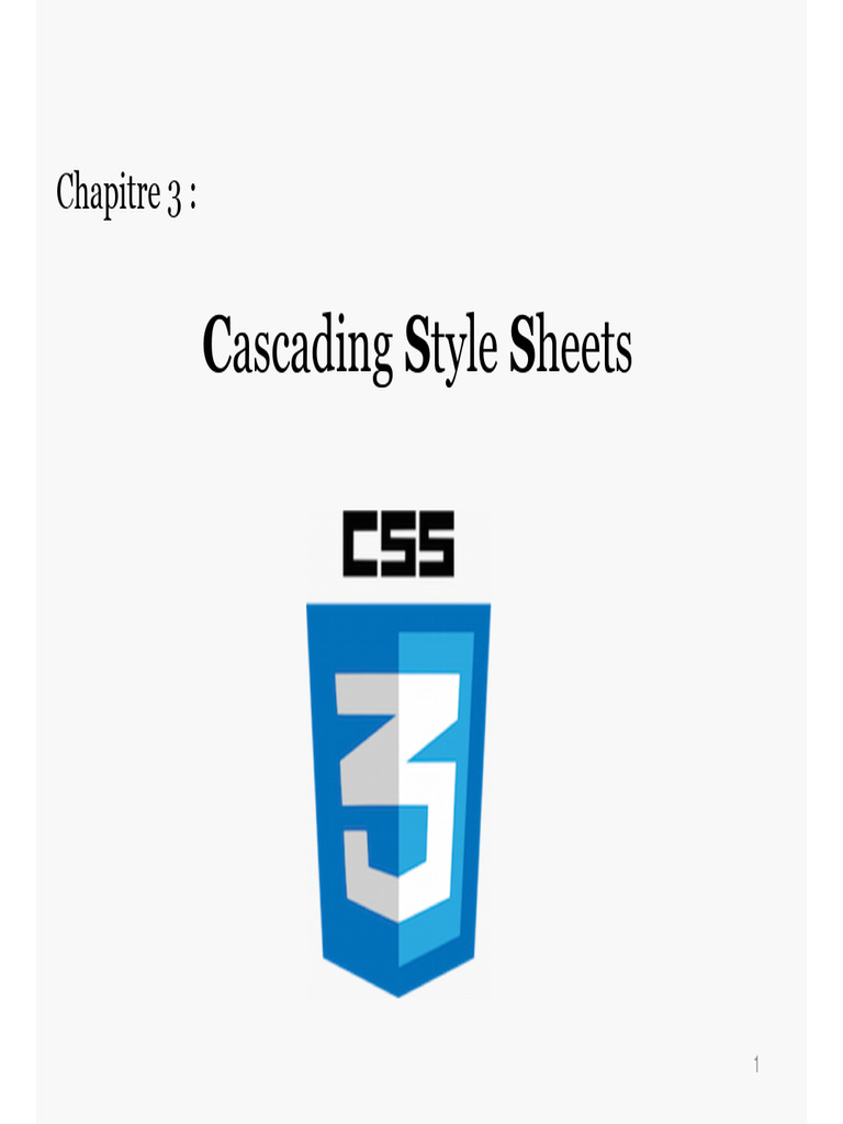 Chapitre 3 CSS3 | PDF | Langage de balisage | Html