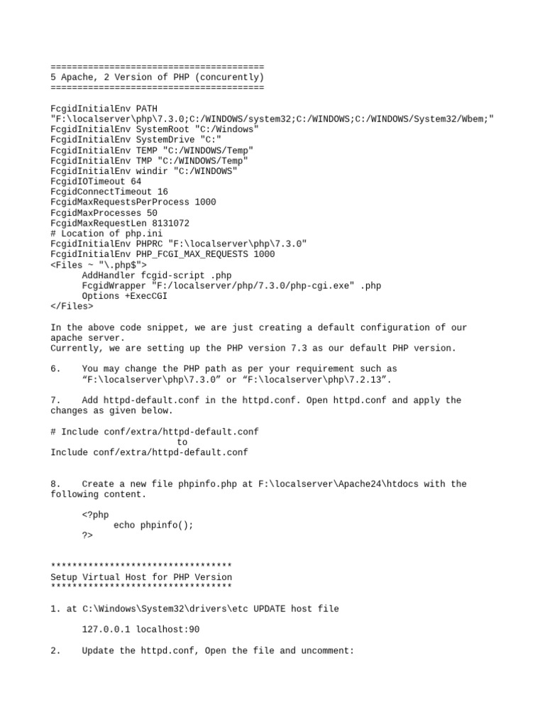 CATATAN 3 Apache PHP | PDF