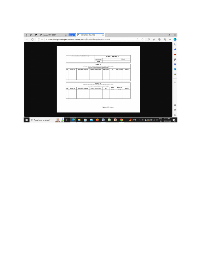Form 5 & 10 | PDF