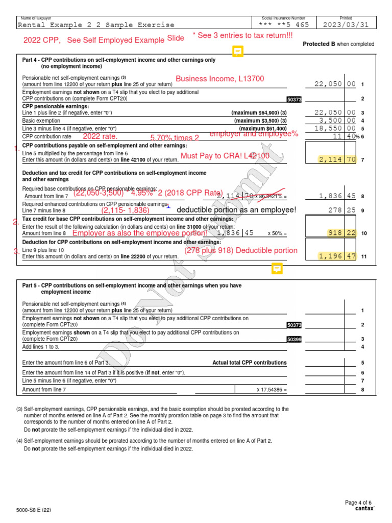 2022 CPP Example | PDF