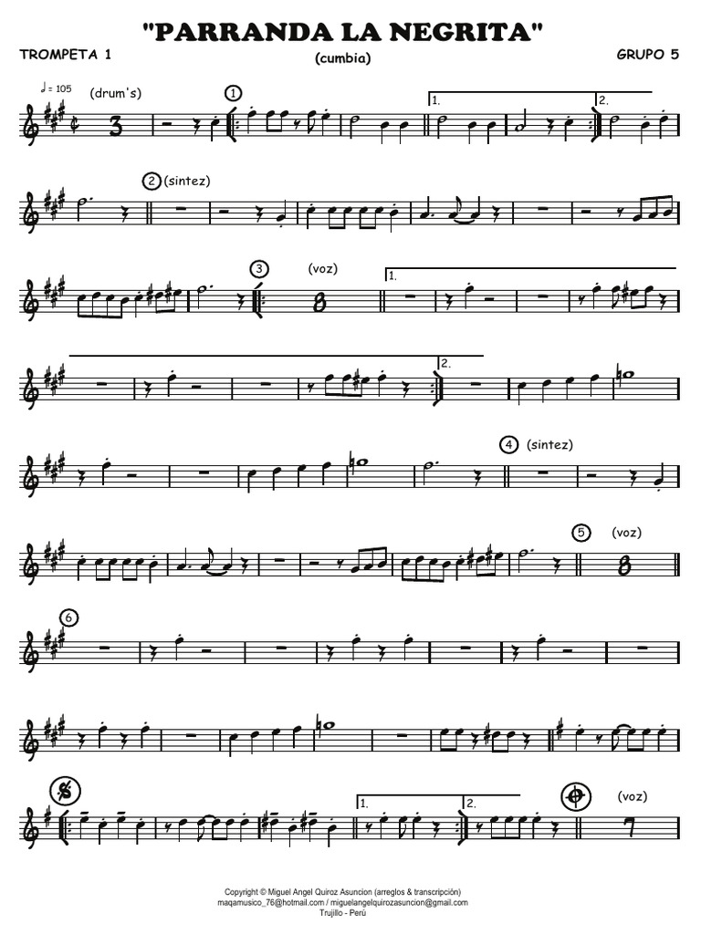 Grupo 5 - Parranda La Negrita | PDF