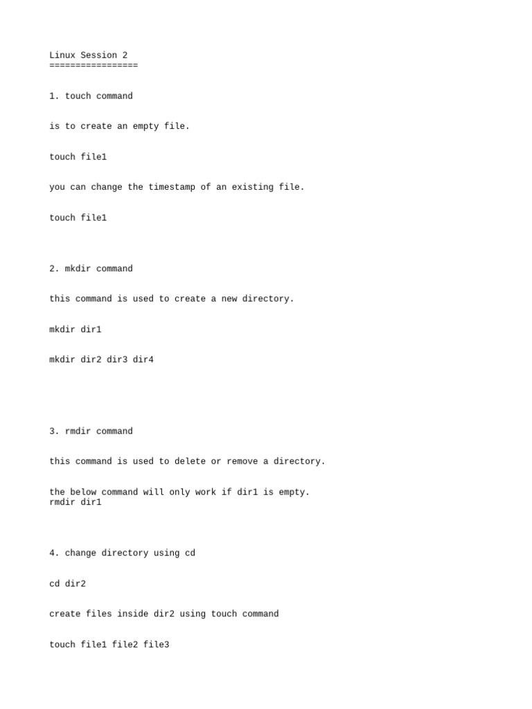 Linux Command Part-2 | PDF