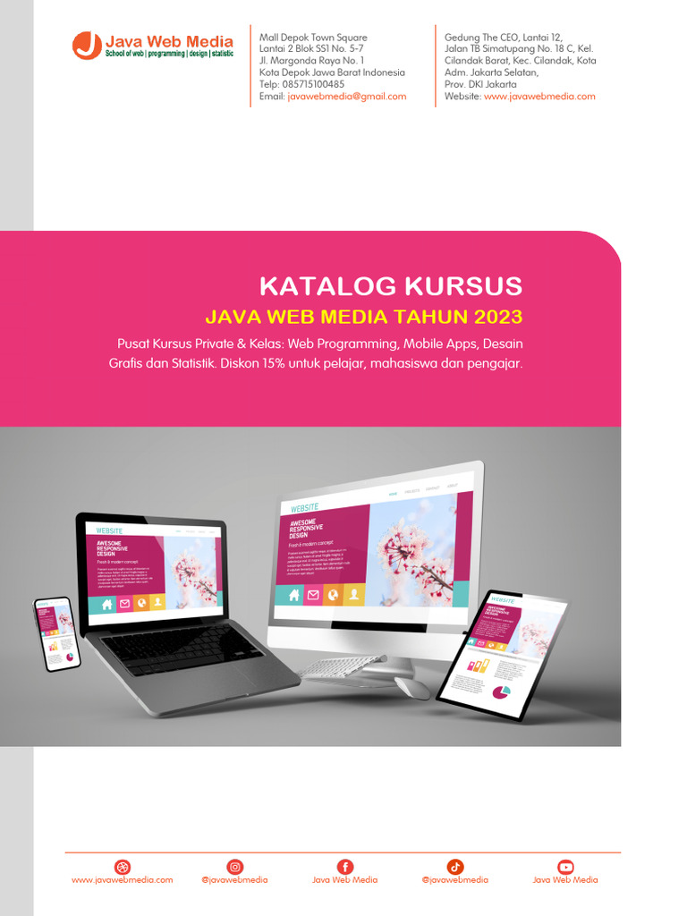 Daftar Harga Kursus Java Web Media | PDF | Seni