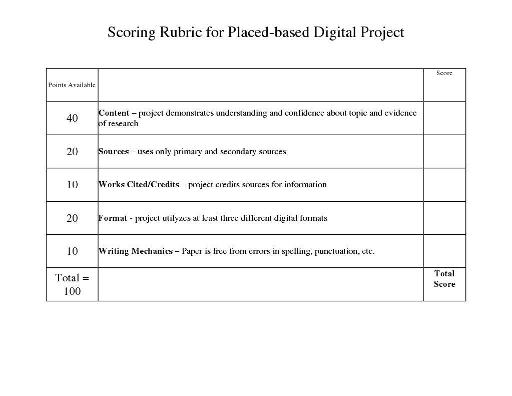 Rubric For Digital Story | PDF | Art | Computers