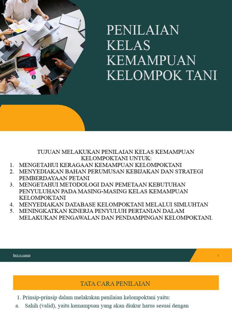 Penilaian Kelas Kemampuan Poktan | PDF