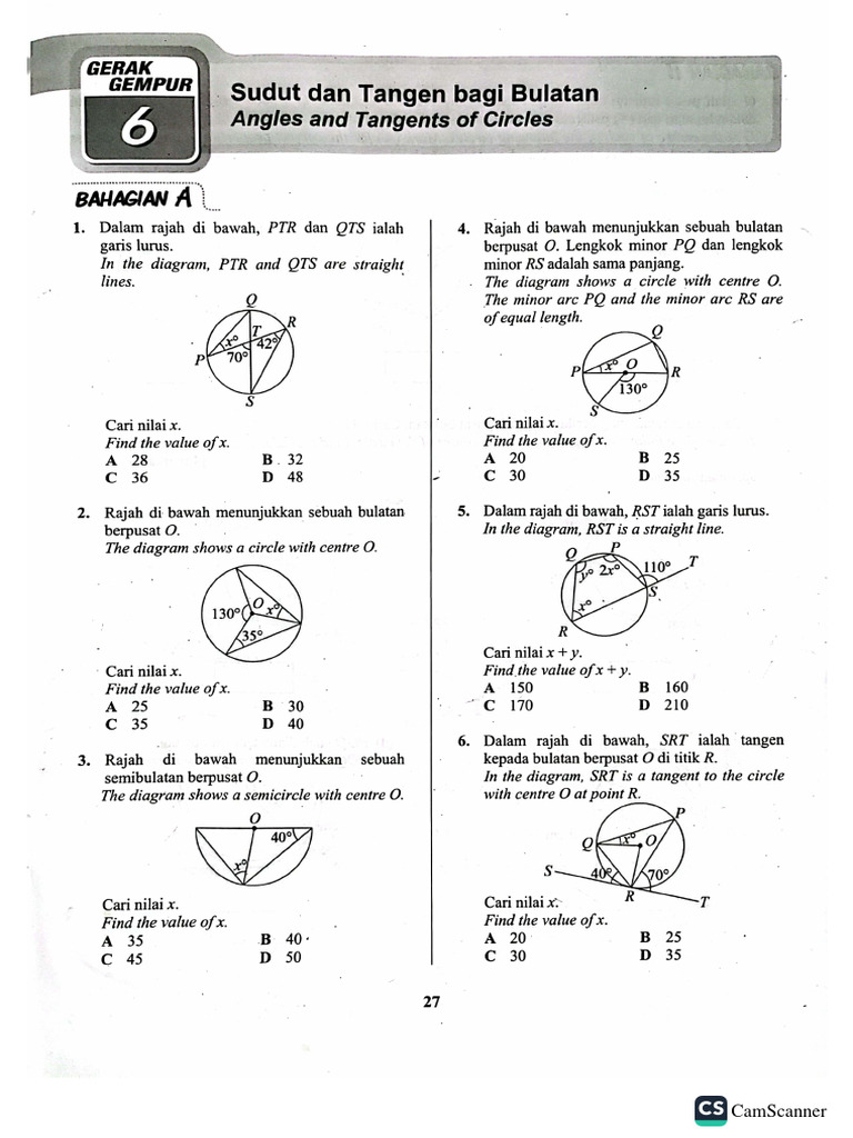 Form 3 Maths Chapter 6 Sasbadi | PDF
