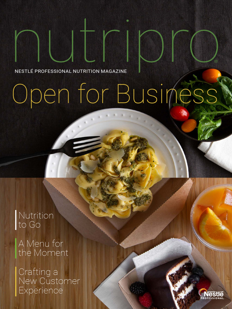 Nutripro Open For Business | PDF | Restaurants | Menu