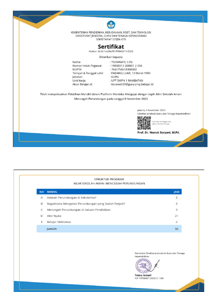 Sertf. AKSI NYATA PERUNDUNGAN | PDF