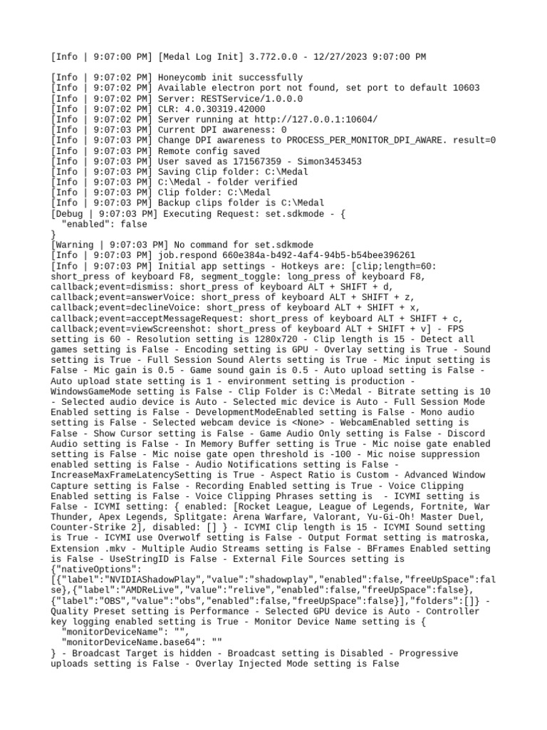 Medal Log 20231227 | PDF