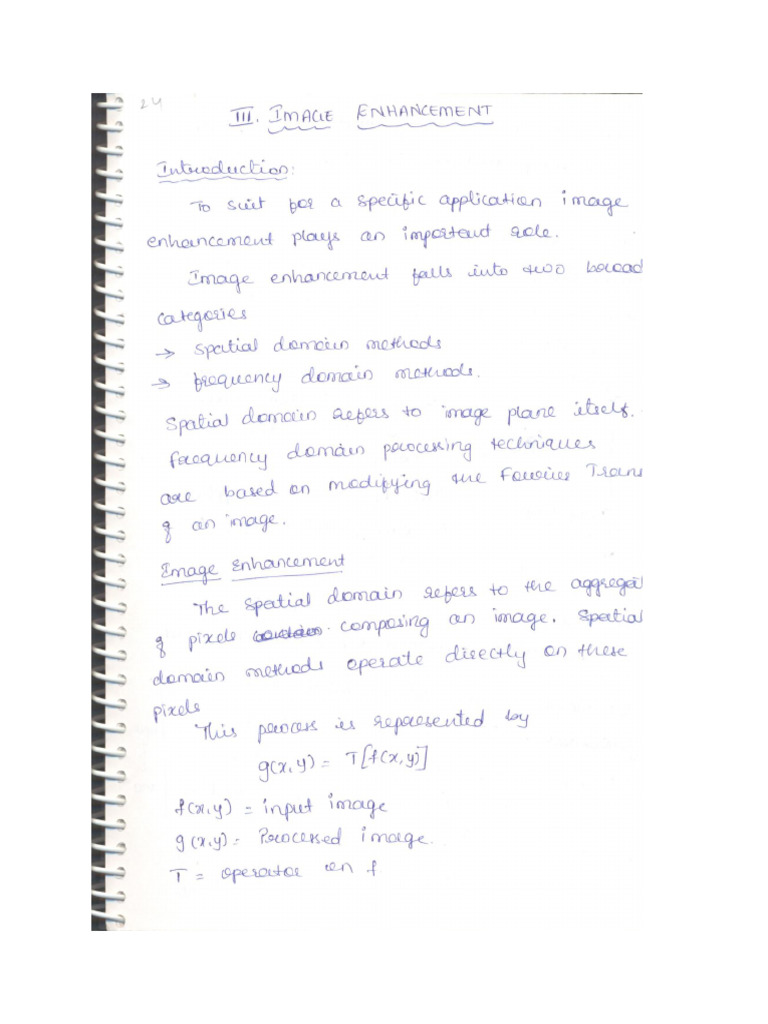 DIP Unit 2 Notes | PDF