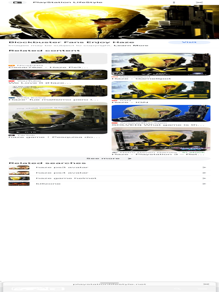 Haze Playstation PFP - Google Search | PDF