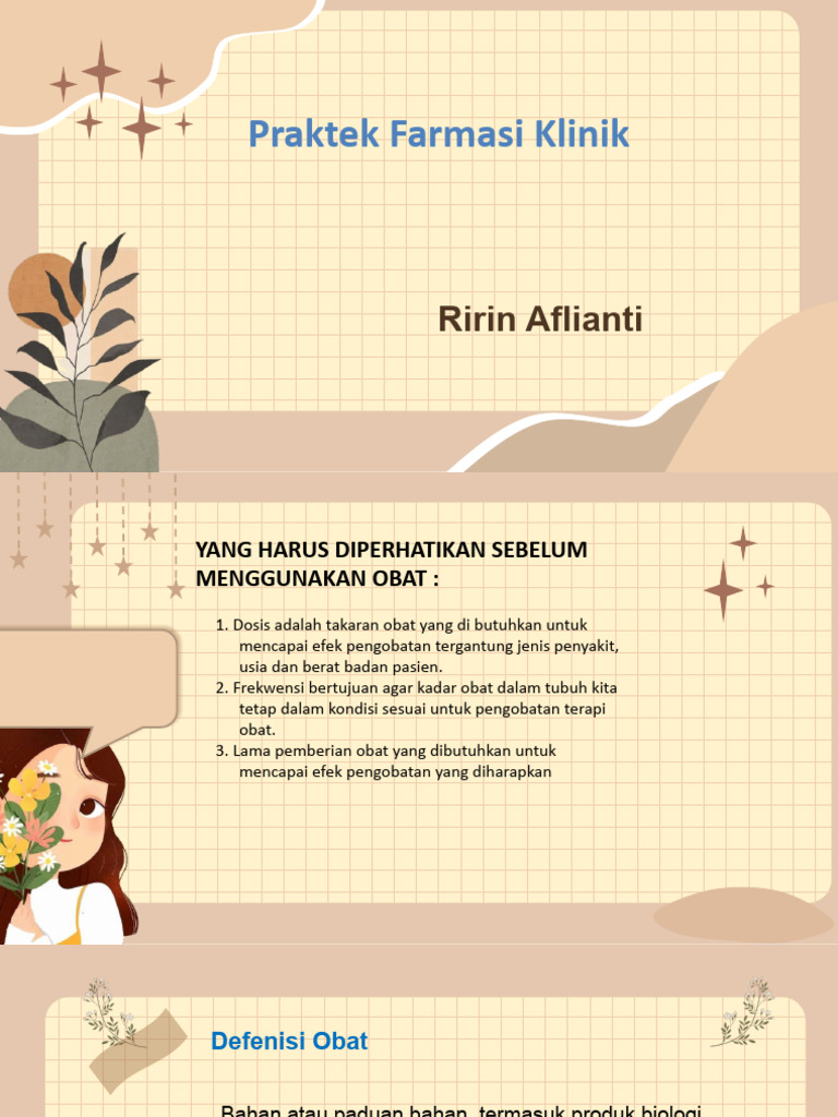 Praktek Farmasi KLINIS RIRIN | PDF
