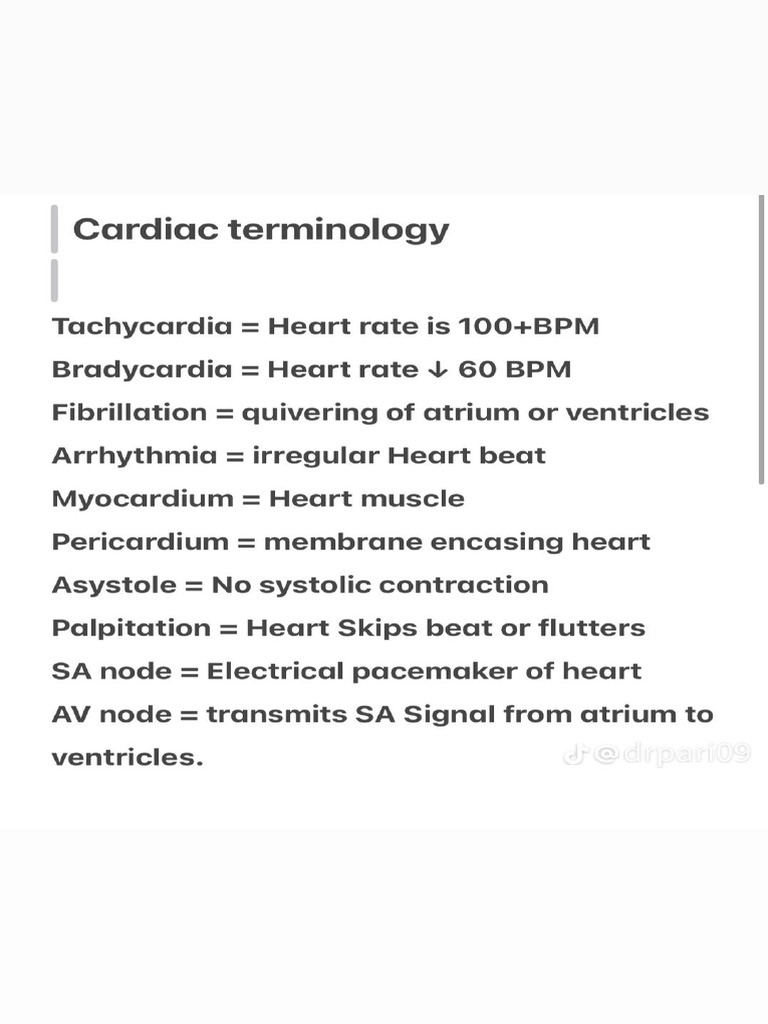 Cardiology Note | PDF