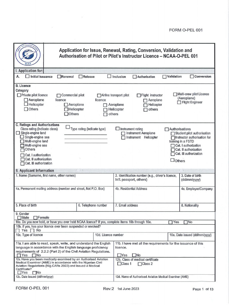 New Ncaa Form | PDF
