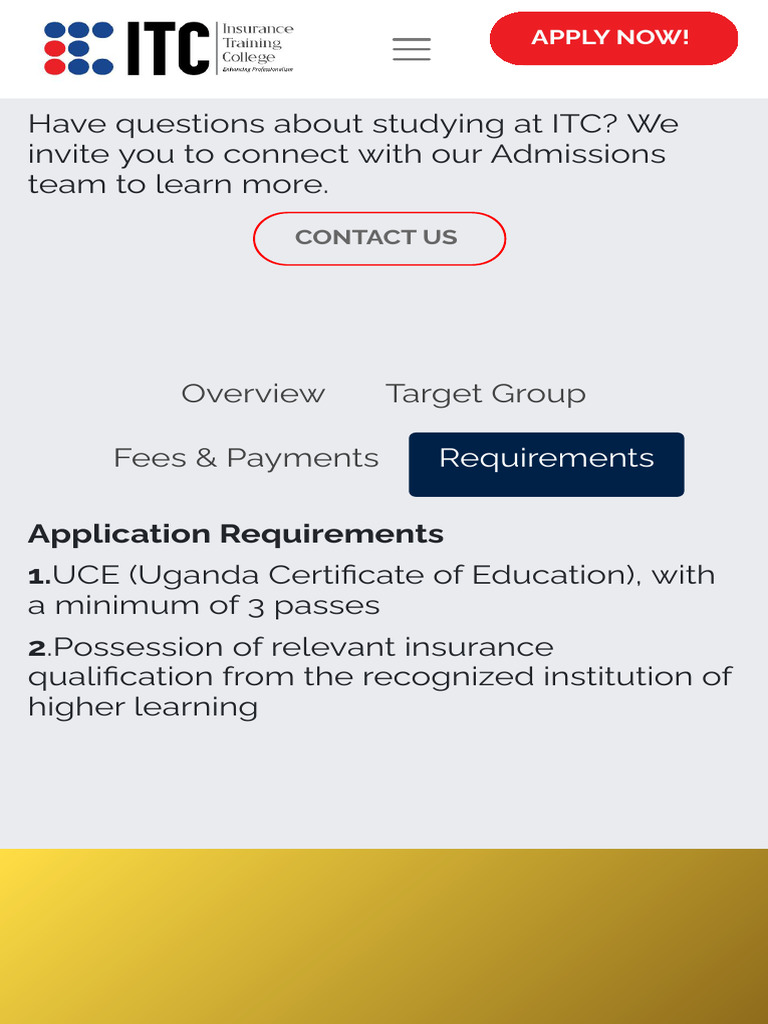 Certificate of Proficiency (Short Module) Insurance Training College 2 ...
