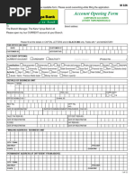 Forms - Karur Vysya Bank | PDF | Banks | Debit Card