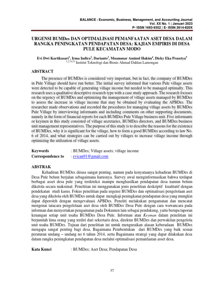 Jurnal Evi Dwi Kartika | PDF | Accounting | Indonesia