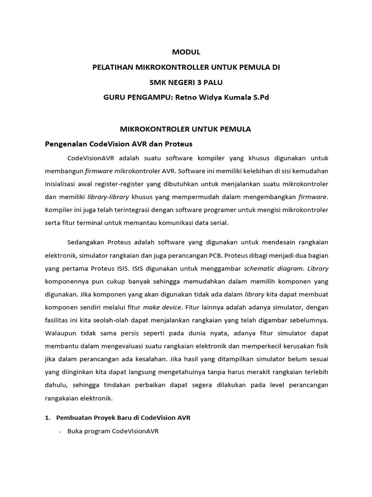 Modul Cvavr | PDF