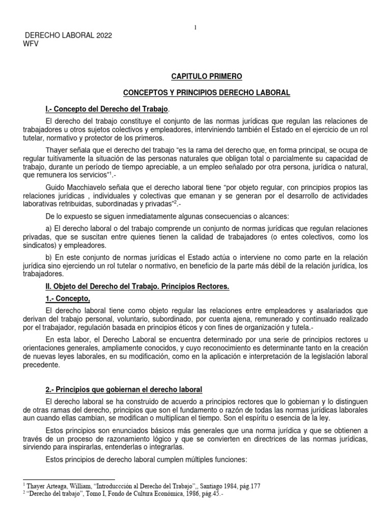 Derecho Del Trabajo-2022 | PDF | Derecho laboral | Caso de ley