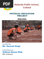 Rule Book of Kho - Kho | PDF