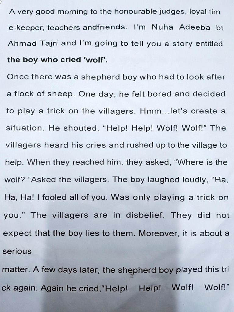 Script Story Telling | PDF