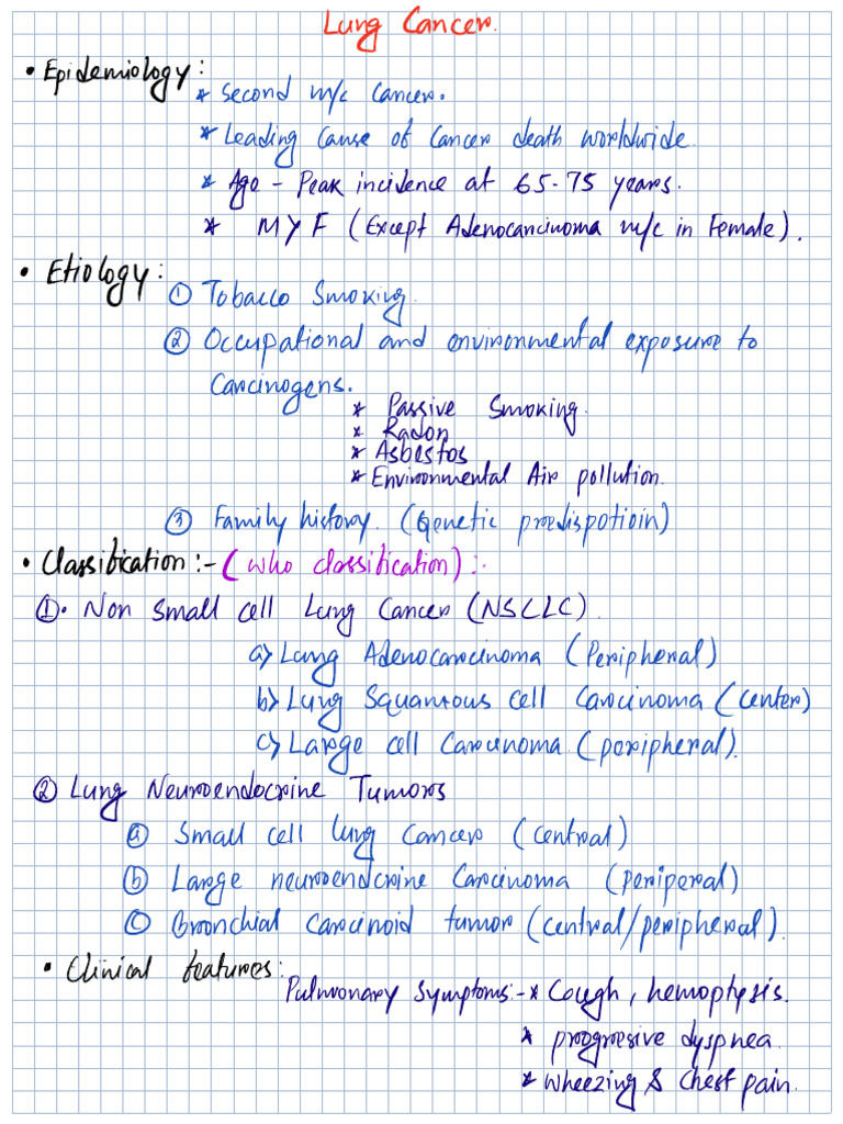 Oncology Lecture | PDF