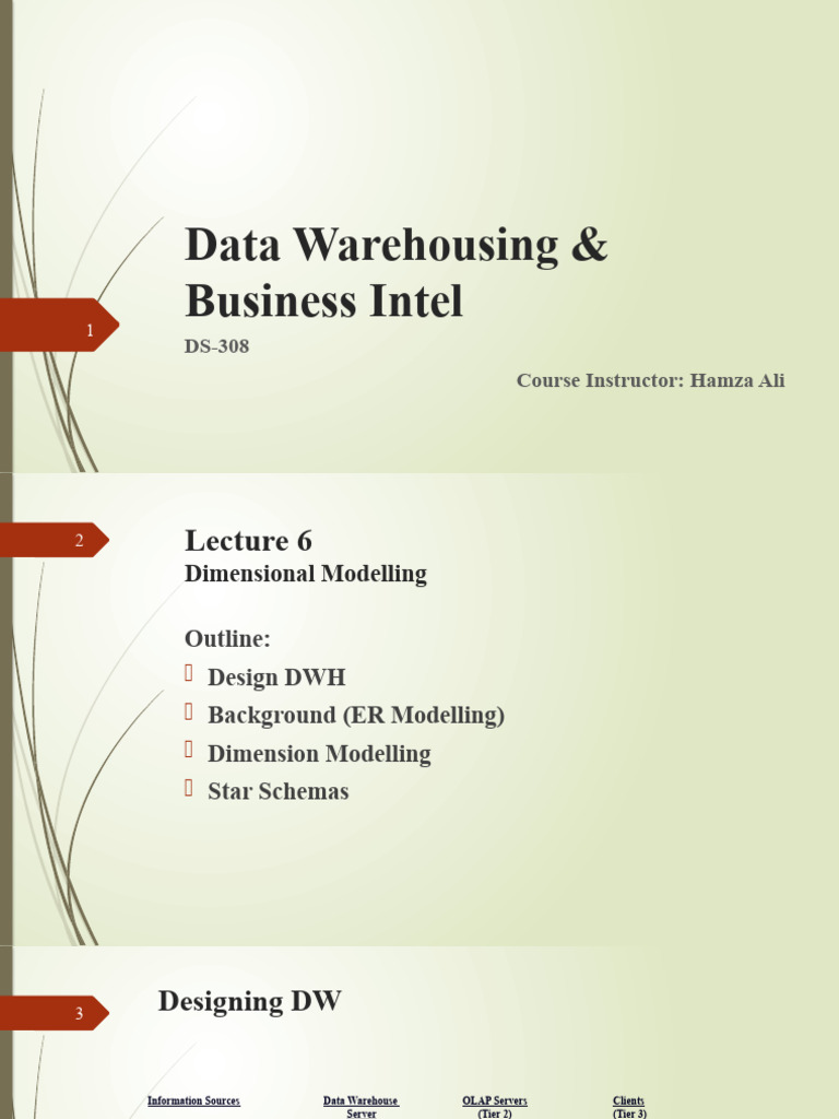 Lecture 6 | PDF | Data Warehouse | Systems Theory