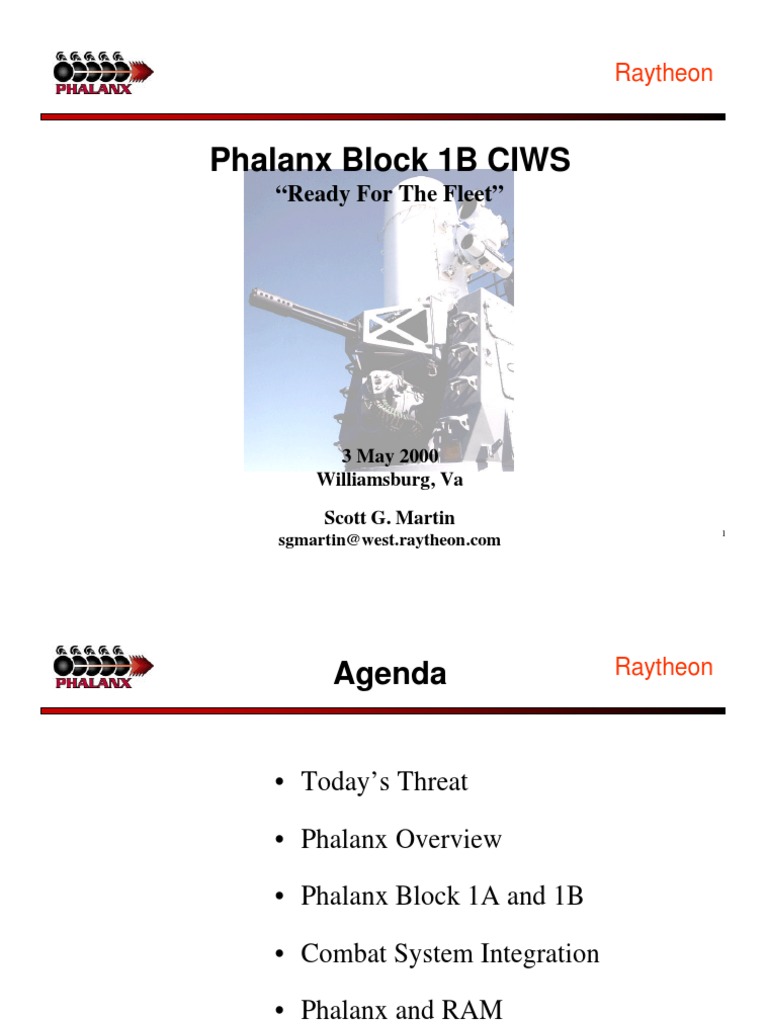 Phalanx Block 1B | PDF | Military Technology