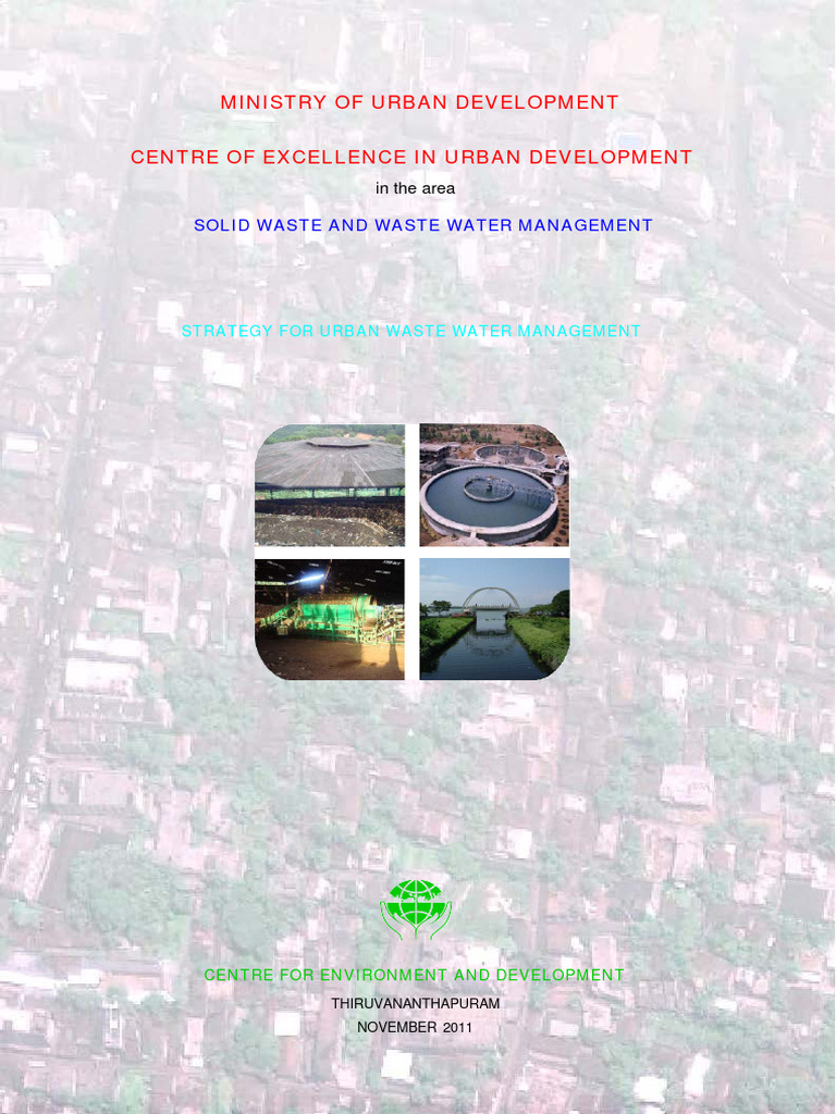 Strategy For Urban Waste Water Management | PDF | Reclaimed Water ...