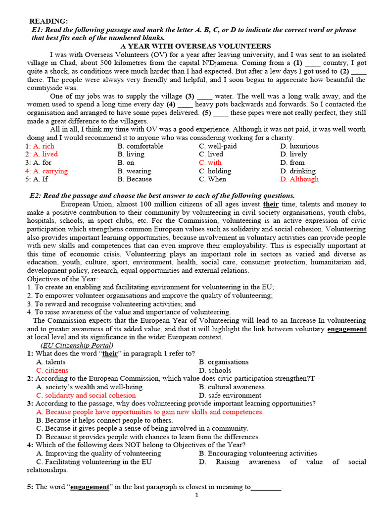 8a. READING HS | PDF