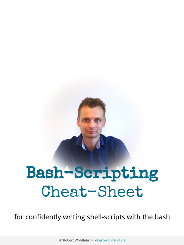 Bash Scripting Cheat Sheet Guide | PDF | Computer Programming | Software Engineering