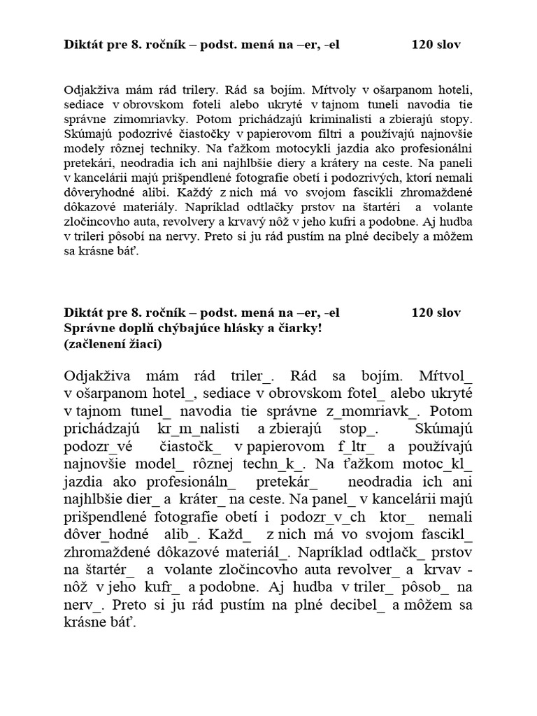 Diktát | PDF