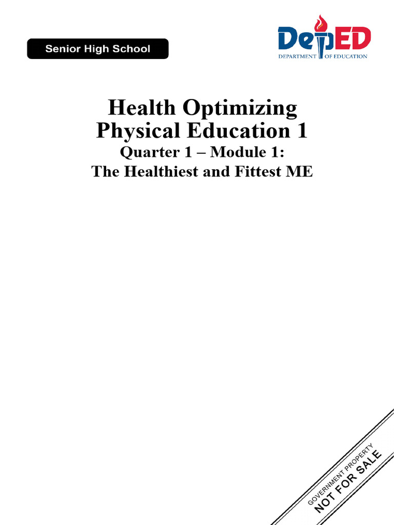 Hope-1 Q1 W1 | PDF | Physical Fitness | Flexibility (Anatomy)