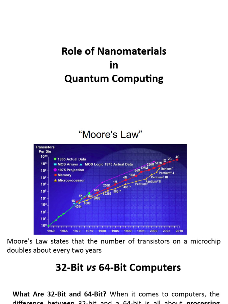 Role of Nanomaterial in Qunatum Computing | PDF | 64 Bit Computing | Bit