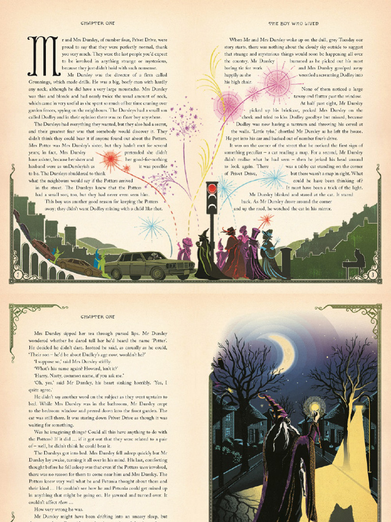 Harry Potter and The Philosophers Stone MinaLima Extract | PDF