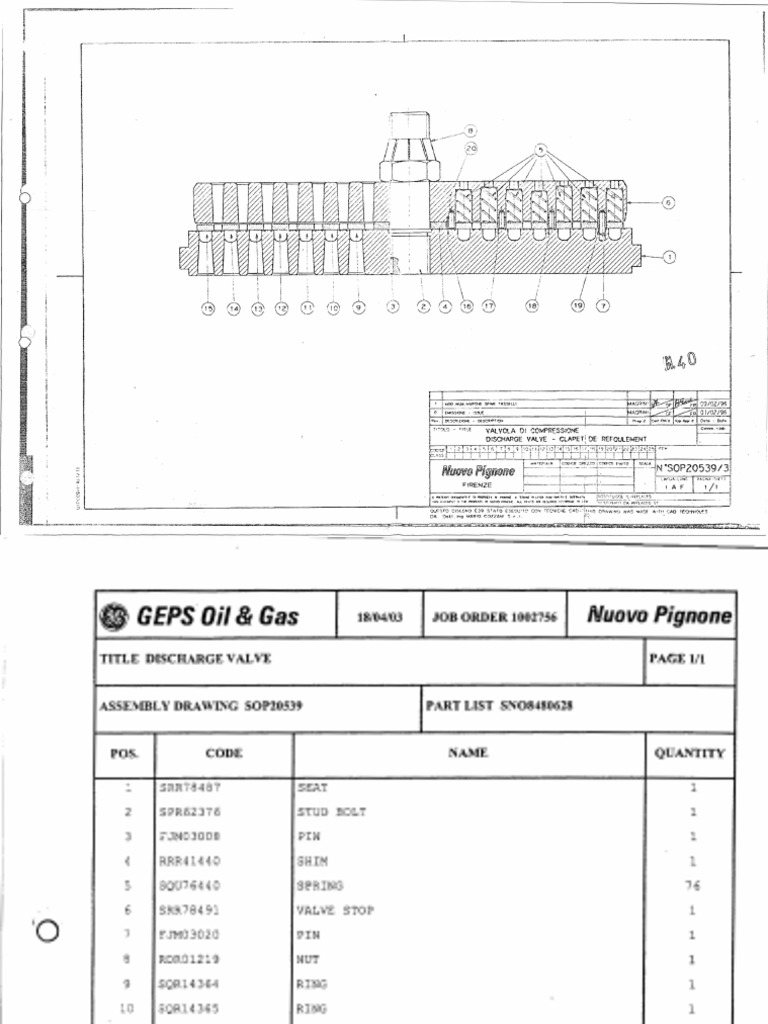002 Discharge Valve | PDF