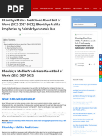 Bhavishya Malika - A Summary - English Version | PDF | Indian Religions ...